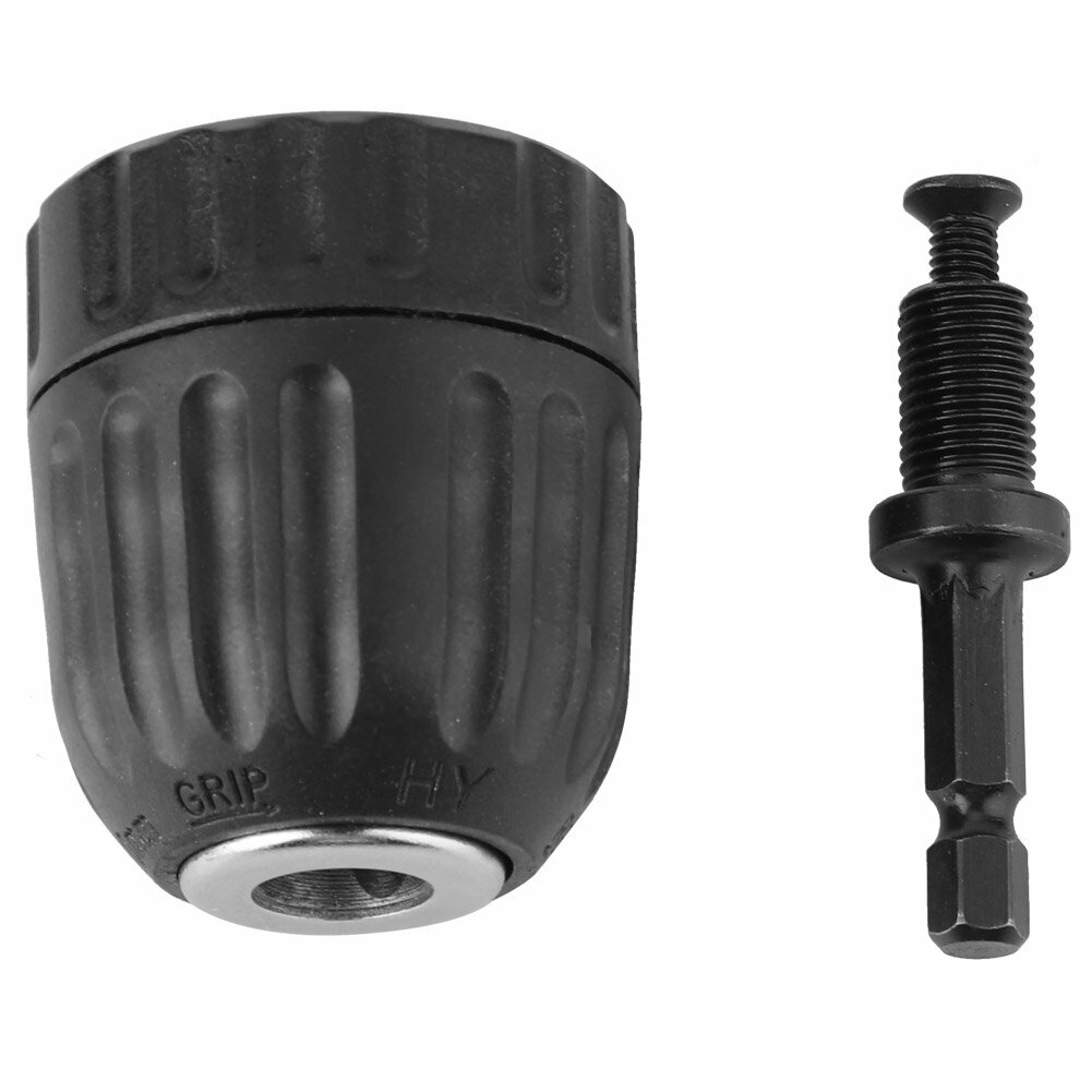 Самоблокирующийся быстрозажимной патрон для ударной дрели 0,8-10 мм, держатель для сверла (#02)