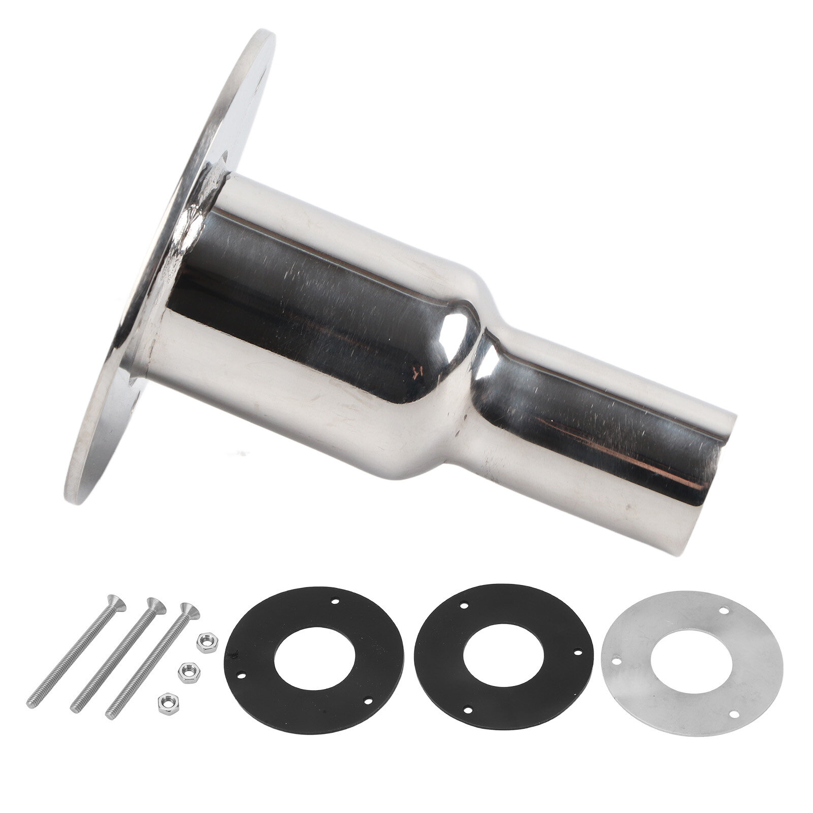 Труба выхлопная 24 мм, нерж. сталь 316, прямая, для дизельного обогревателя