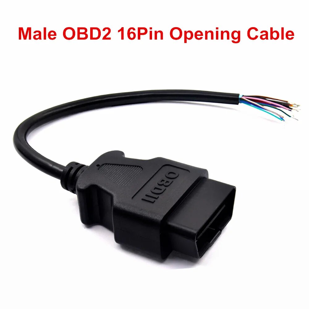 Кабель OBD2 16Pin Male Opening