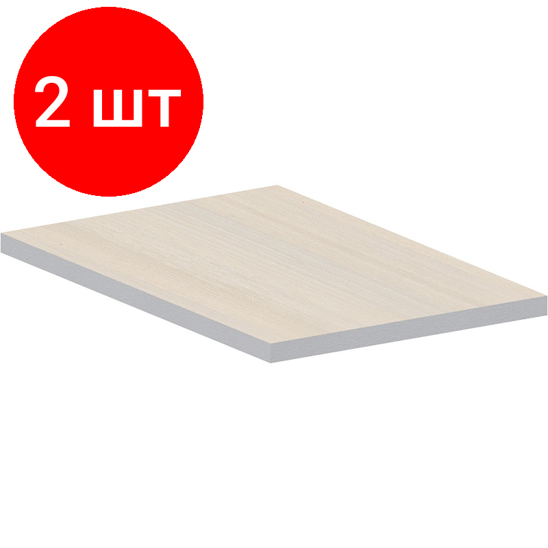 Комплект 2 штук, Топ Easy St к тумбе приставной 904011 светлый дуб/серый (430)