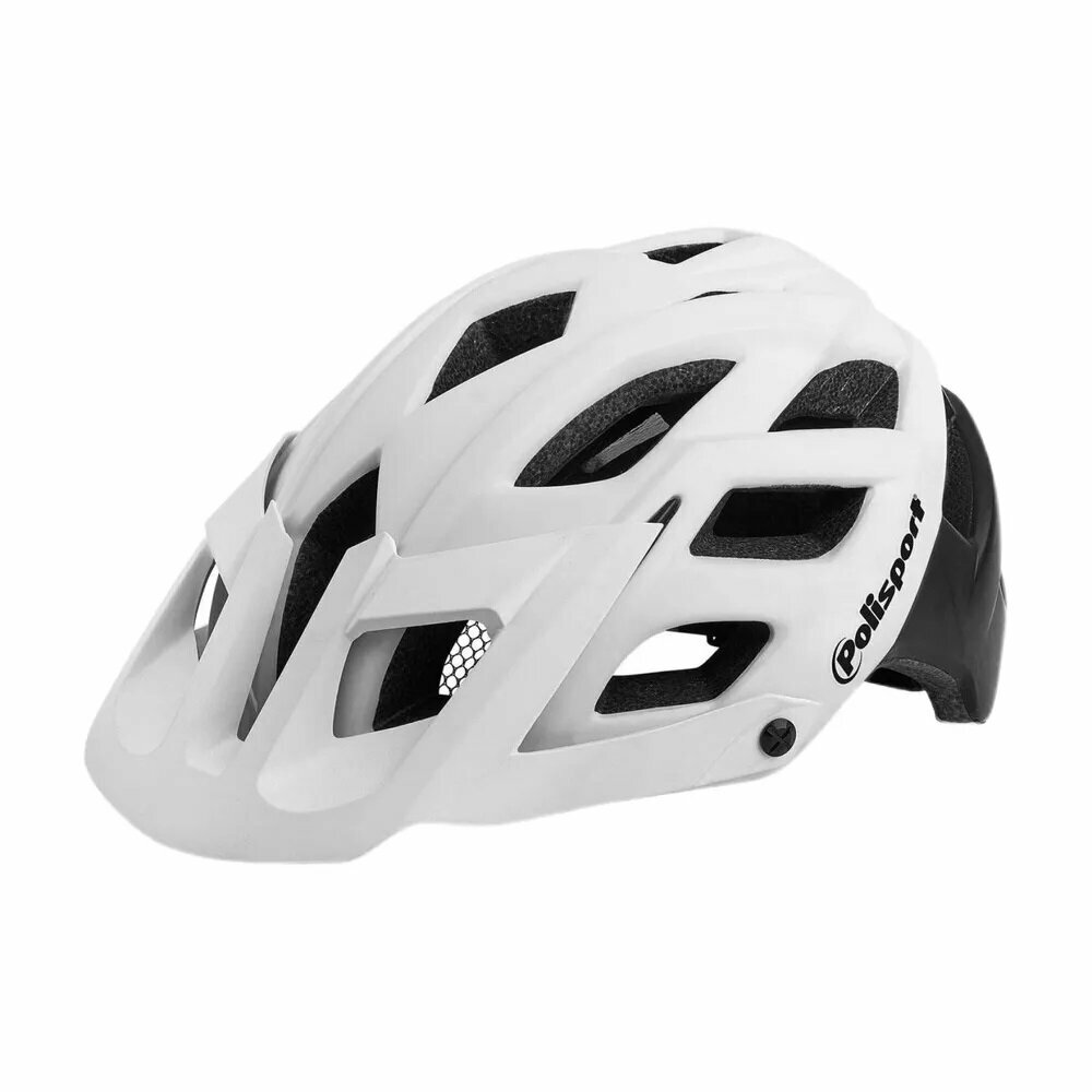 Polisport Велосипедный шлем HELMET E3 (White/black matt, M (55-58 см))