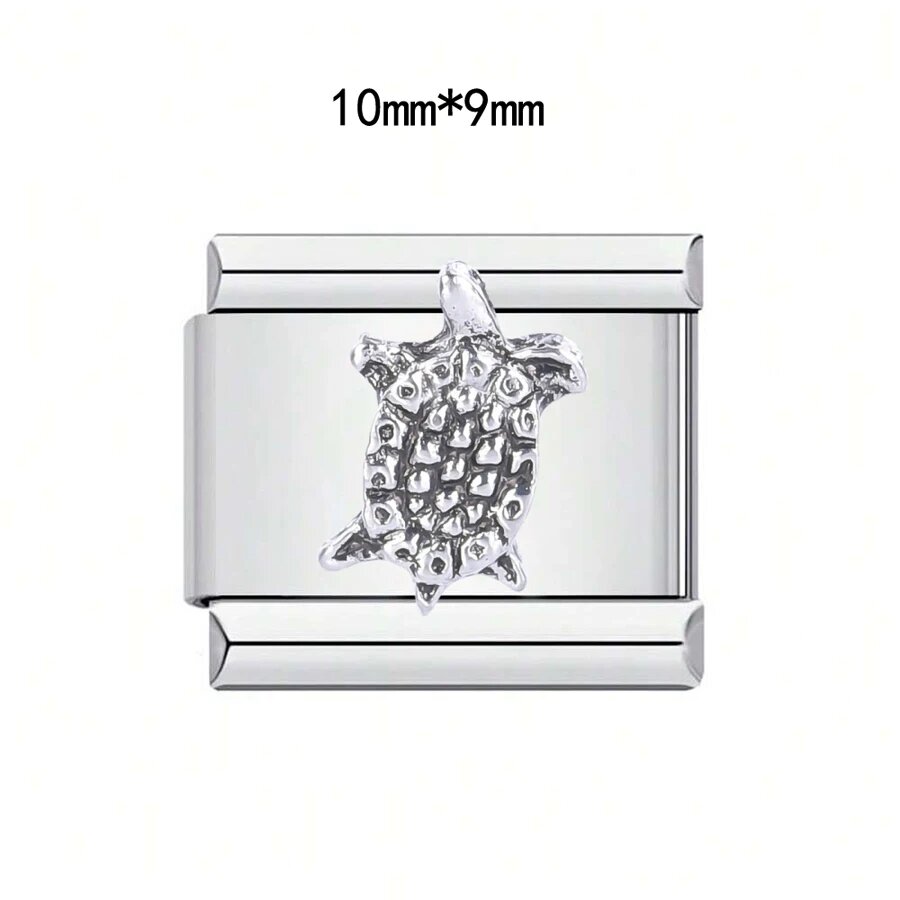 Подвески из нержавеющей стали Cuffing Season животное, бабочка, Серебряный, 1 Charm SLMK-19JG-05