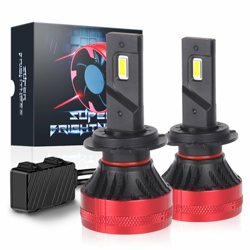 F5 h7 лампа светодиодный белый свет DAWNKNIGHT 90 Вт/6500K/20000LM Canbus 12V 2pcs