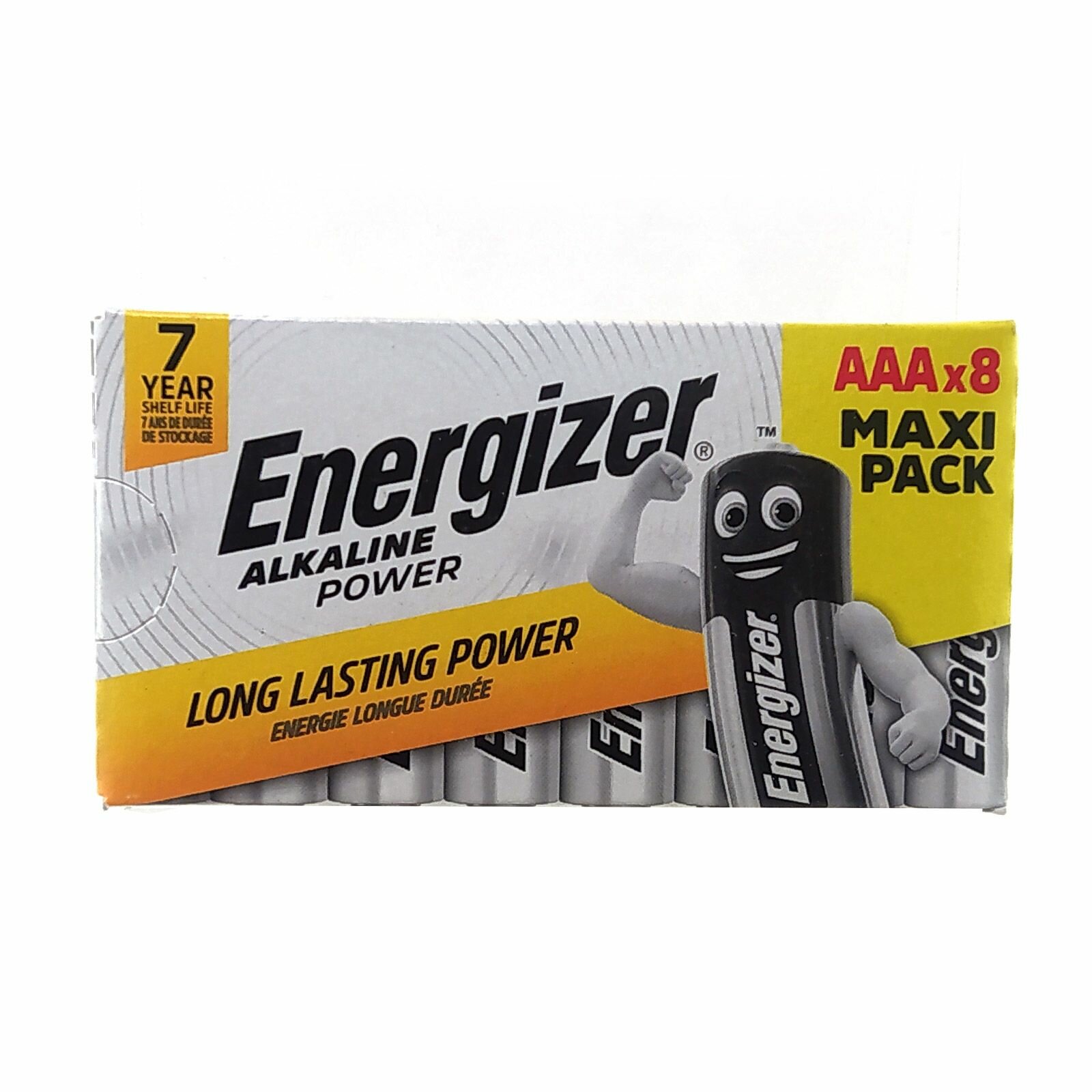 Батарейка (8шт) ENERGIZER LR03 (AAA) Alkaline Power щелочная (алкалиновая) (box8)