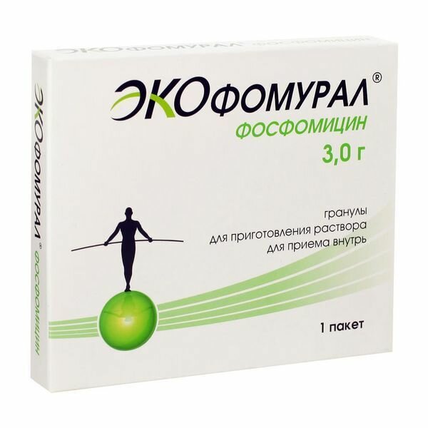Экофомурал гранулы для приготовления раствора для внутреннего применения 3г пакет 8г, 1 шт.