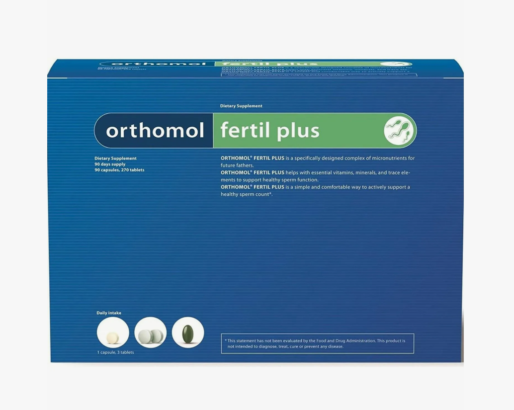 ORTHOMOL Fertil Plus Ортомол Фертил Плюс (30 двойных пакетов саше по 2 таблетки 0,8г, 1 таб 0,469г, 1 капс 0,854г)