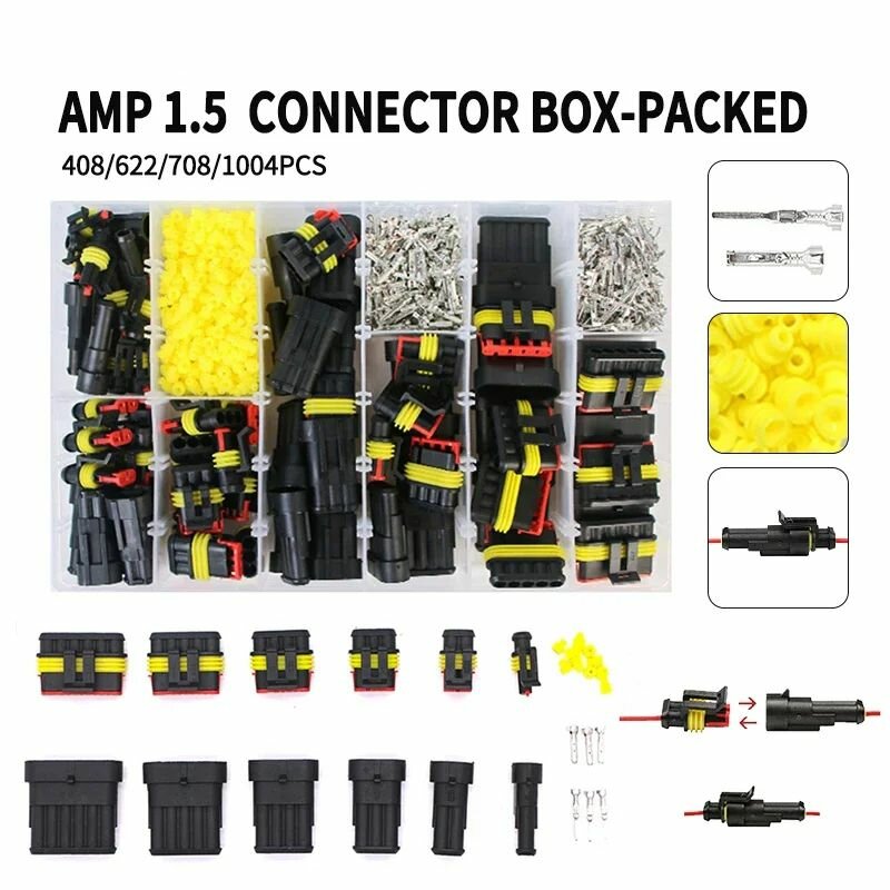 1004PCS DJ2 автомобильный водонепроницаемый разъем 1-16 отверстий с жгутом проводов мужской и женский разъем HID разъем светодиодного прожектора