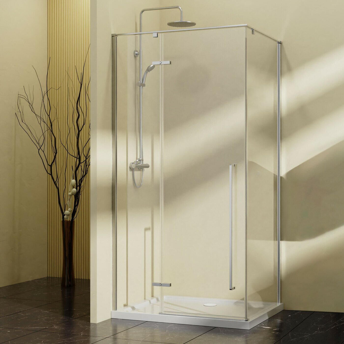 Душевой уголок Vincea Slim-N 90х100 VSR-5SN9010CL