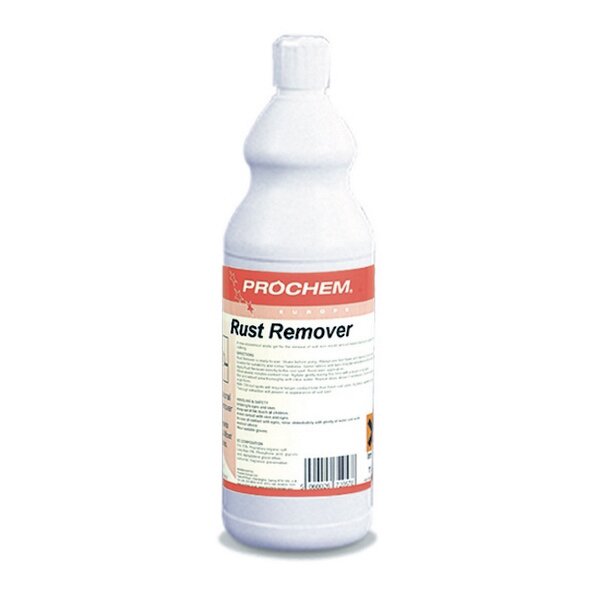 Пятновыводитель PROCHEM Rust Remover, для ковров и одежды, удаляет ржавчину и старые пятна крови, 1л