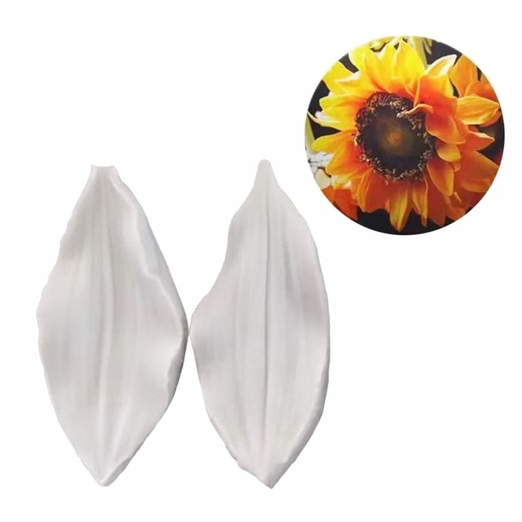 Силиконовые формы для свечей и мыла в виде цветов, - Длинные лепестки