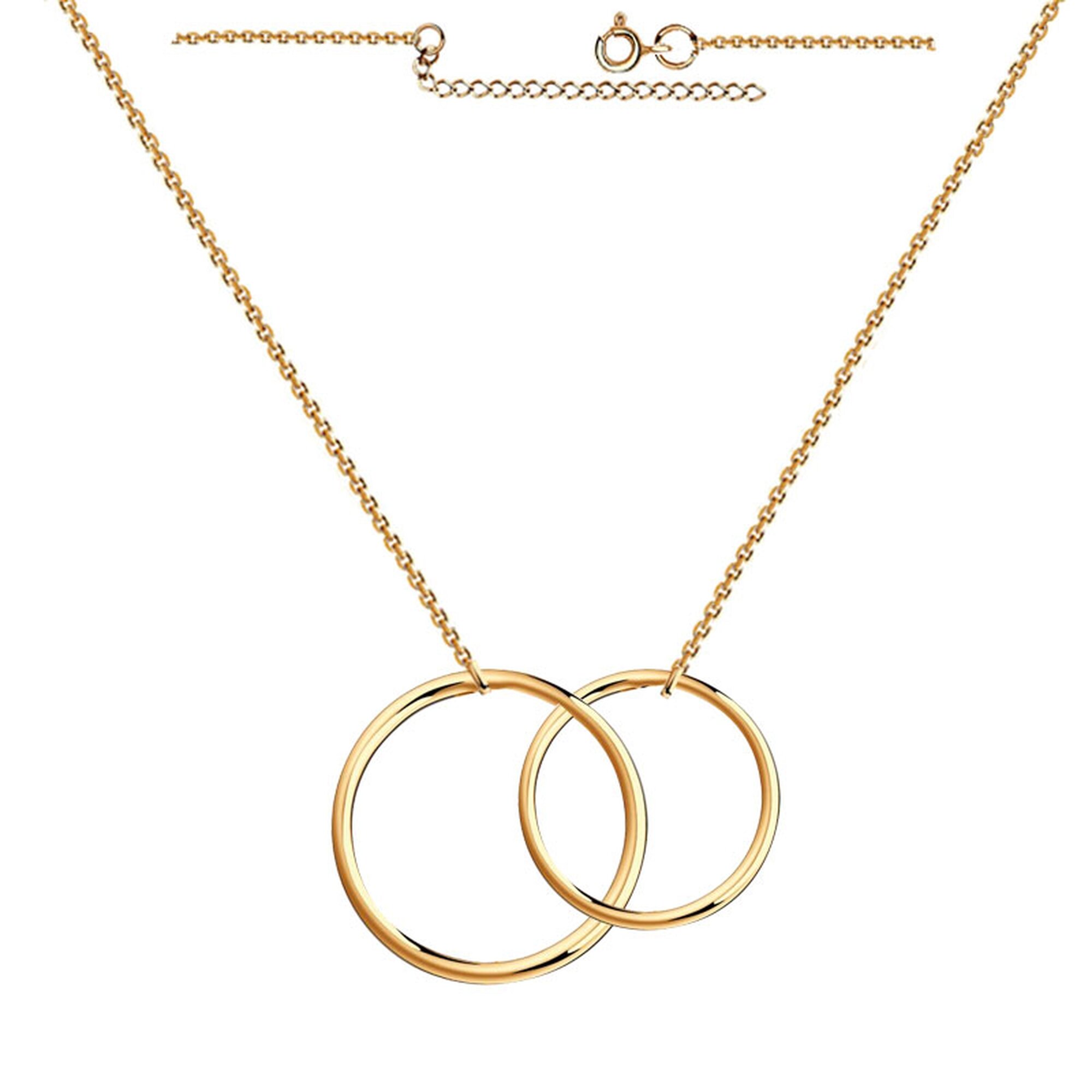 Колье, красное золото, 585 проба