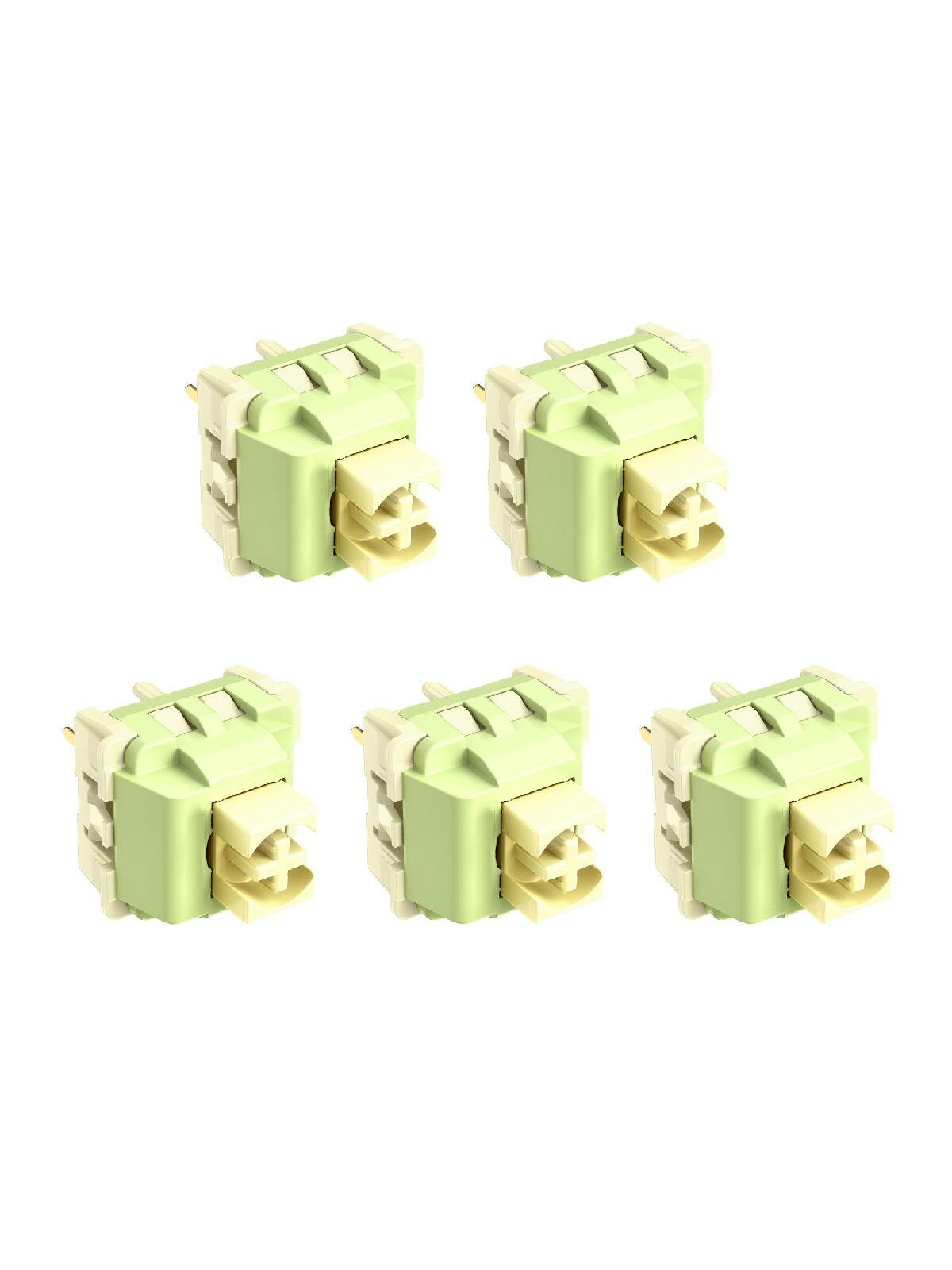 Mechanical Keyboards Switches Lubed Silents Lemon Switches Mechanical Keyboards Linears Tactile 5Pin Paragraph Axises