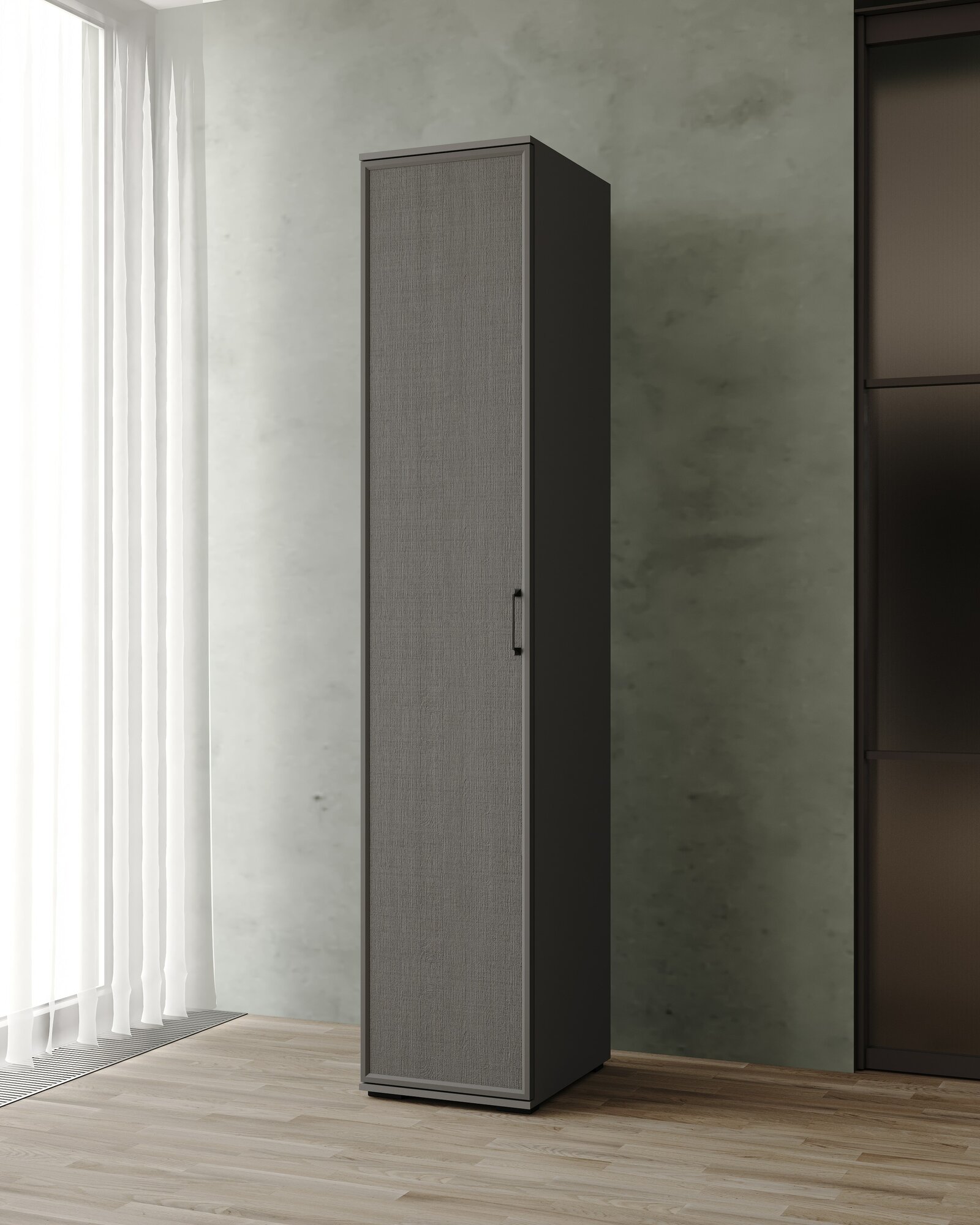 Шкаф Нельсон НШ-21 графит серый (Микон)