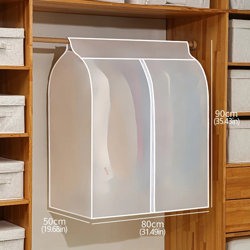 Пылезащитный чехол для одежды, подвесной органайзер для пыли, водонепроницаемый пылезащитный шкаф для хранения одежды, подвесная сумка для одежды