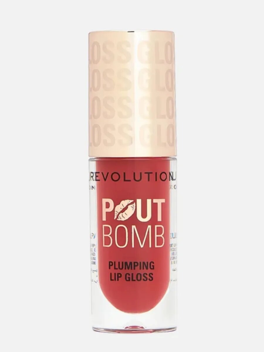 Блеск для губ MAKEUP REVOLUTION pout bomb plumping gloss Melba Warm Peach