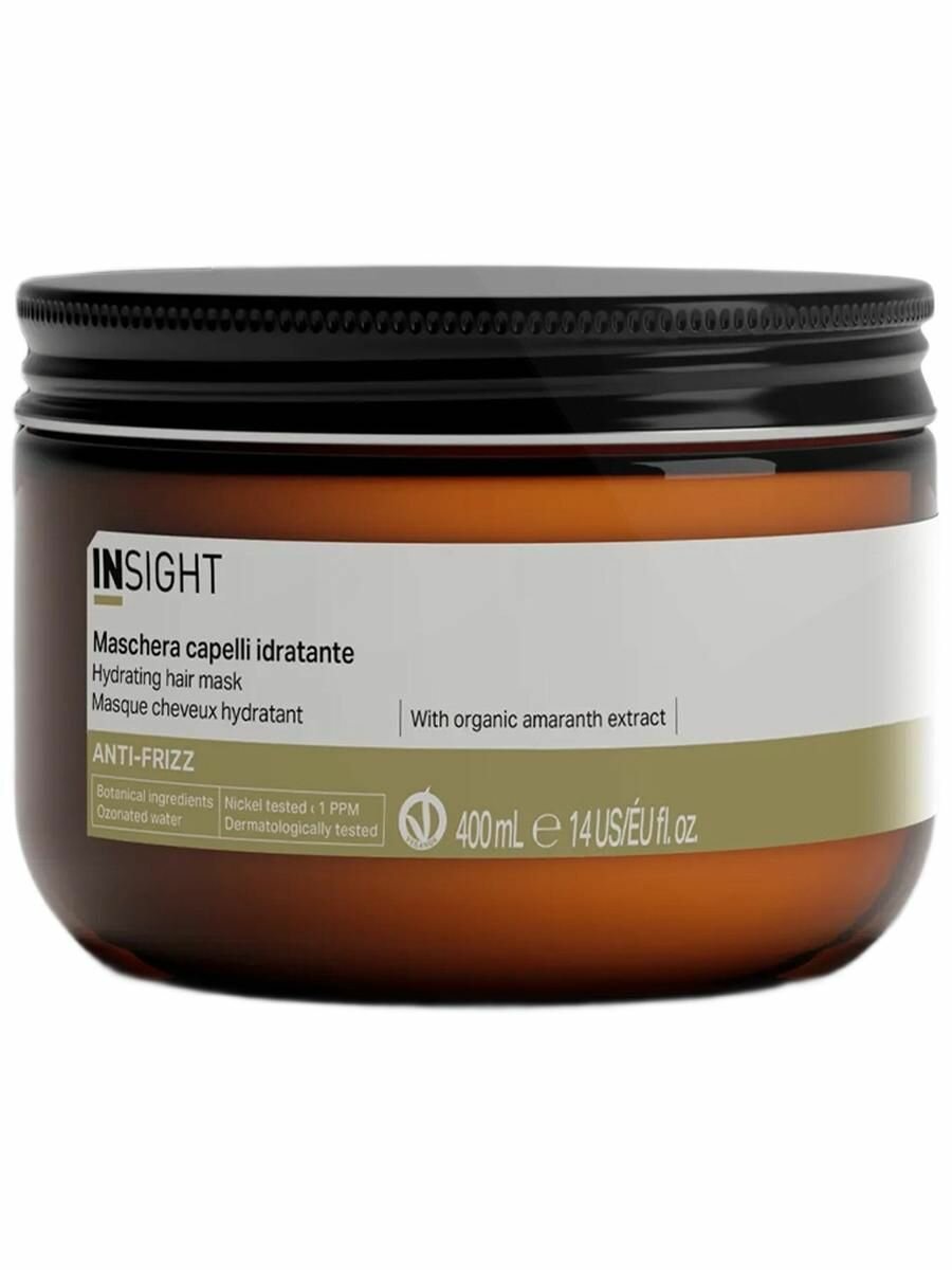 INSIGHT Маска для разглаживания волос ANTI-FRIZZ, гладкость и контроль, 400 мл