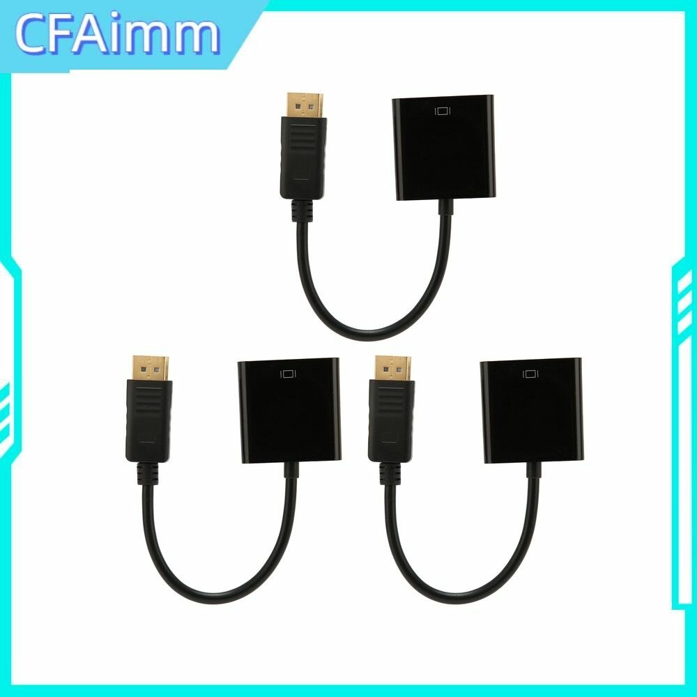 Адаптер DisplayPort-DVI, 3 шт, 4K, для монитора