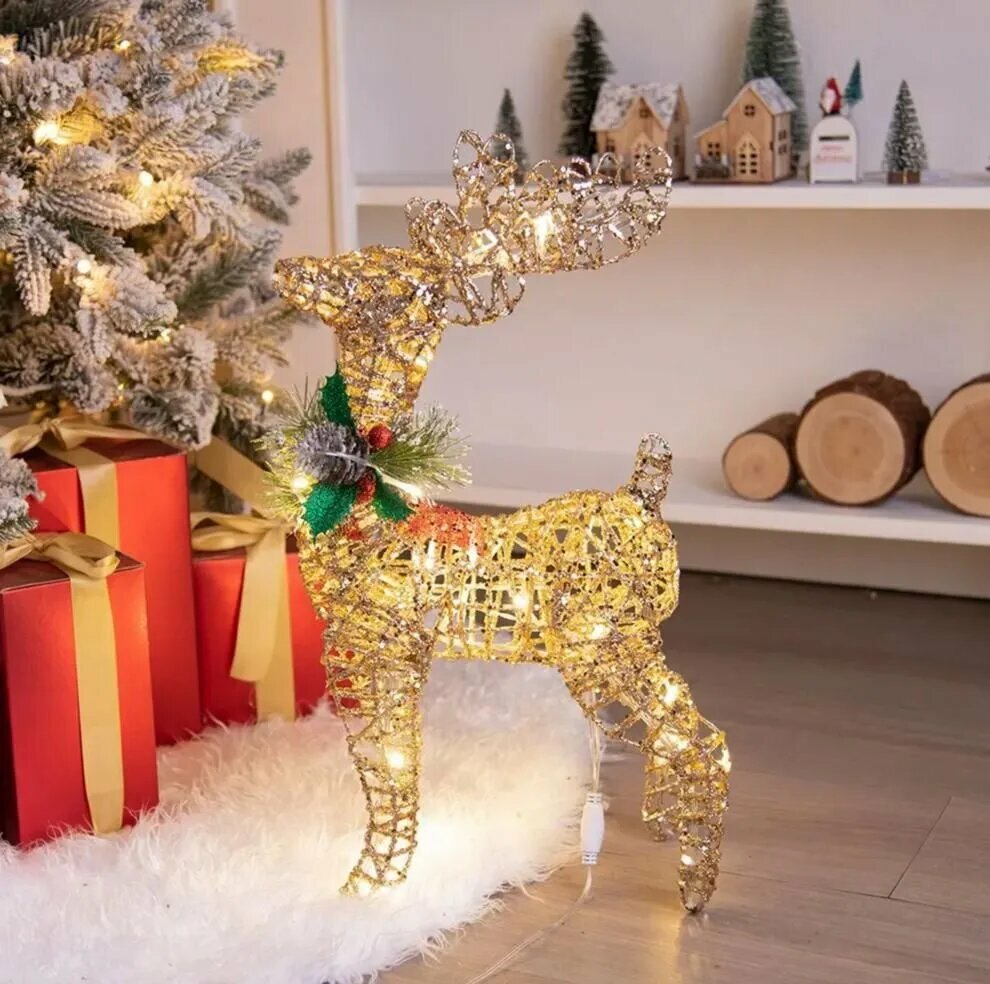 Фигурка светящаяся Олень 40 см