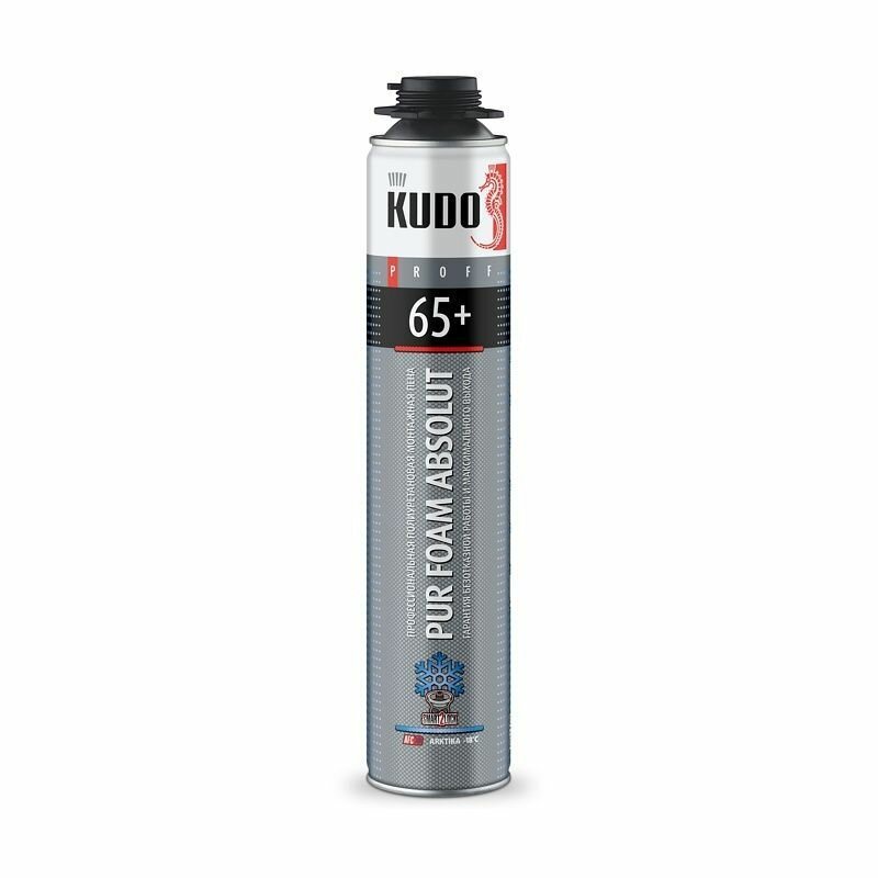 Кудо PROFF 65+ ARKTIKA Пена полиуретановая монтажная зимняя (1л)