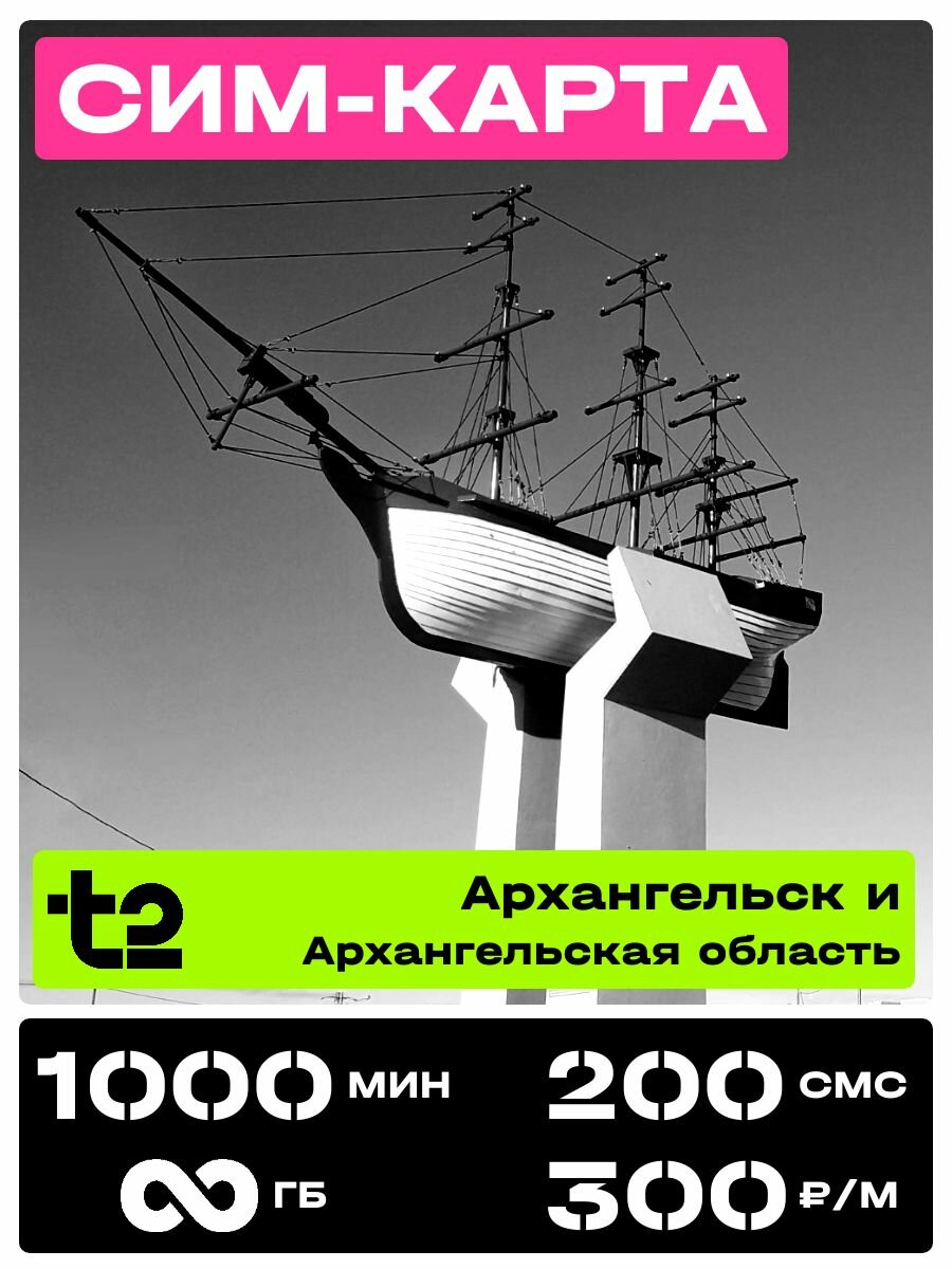 Сим карта теле 2 с безлимитным интернетом. t2 SIM-карта тариф Партнер М Архангельская область. 1000 минут за 300 рублей в месяц.