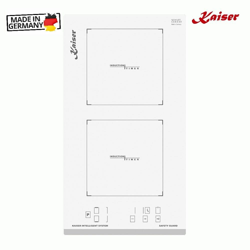 Индукционная варочная панель 29х53 см Kaiser Grand Chef KCT 3726 FI W