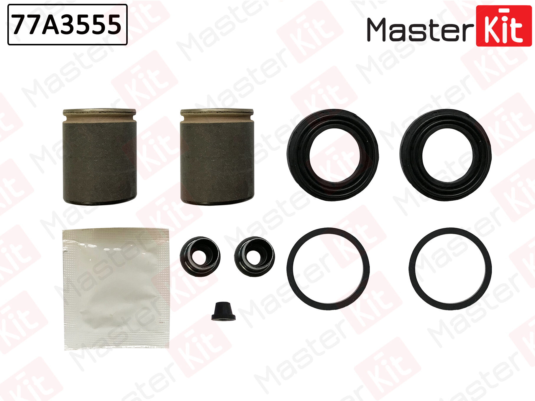 Ремкомплект тормозного суппорта + поршень Chrysler 300 C (LX, LE) 2004 -, MASTERKIT 77A3555