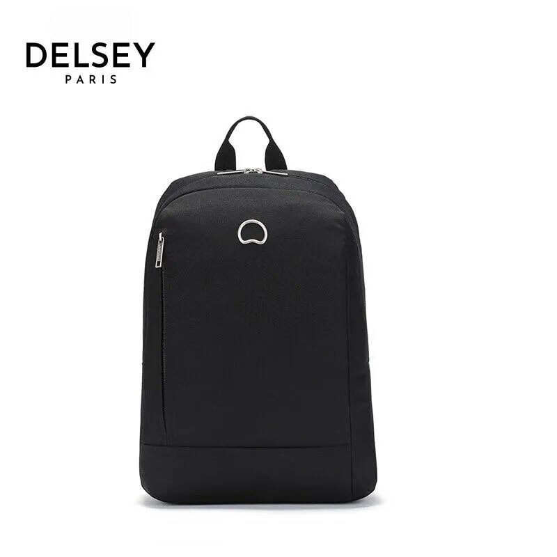 Delsey Рюкзак черный полиэстер для ноутбука городской мужской 46x32x14.5 см