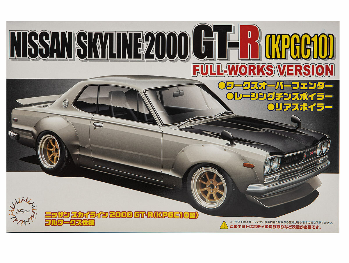 04670 Fujimi Автомобиль Nissan Skyline 2000 GT-R (KPGC10) ll-Works (1:24)