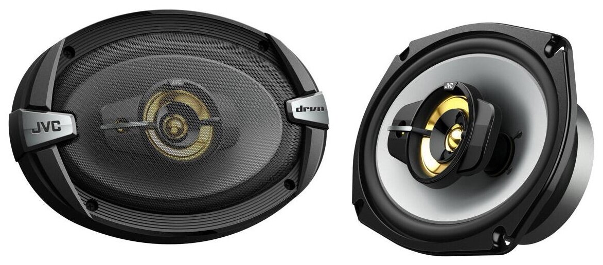 Колонки автомобильные Jvc CS-DR693HP, 15x23 см (6x9 дюйм.), комплект 2 шт.