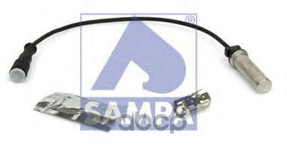 Датчик ABS !(мр) датчик прямой L=350 + втулка + смазка BPW, MB SAMPA арт. 096249