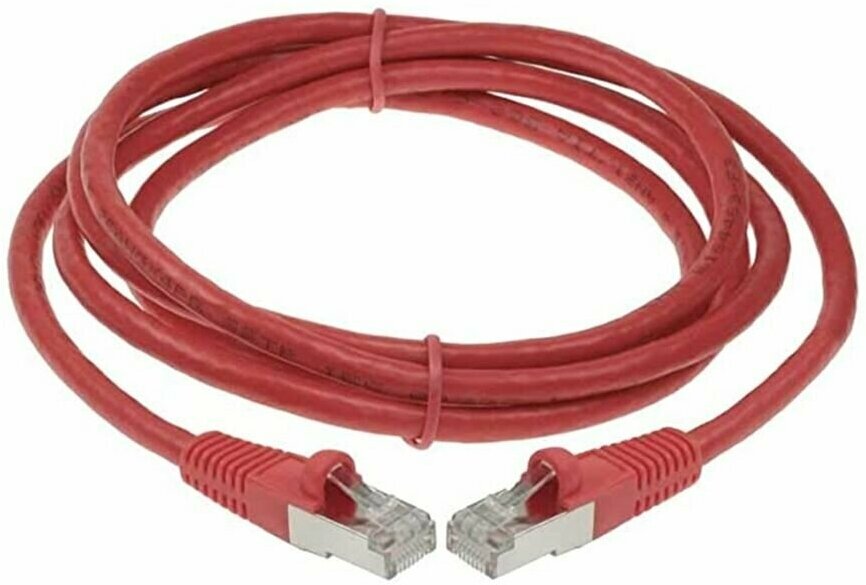 Патч-корд ACD-LPS6AZ-50C (ACD-LPS6AZ-50C) Cat6a SSTP 26AWG 4Pair, CU, LSZH, Вишневый, 5м
