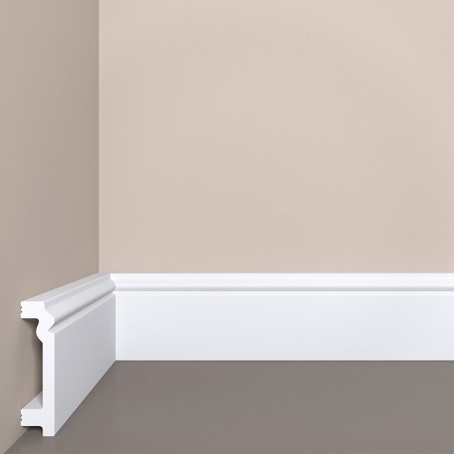 Плинтус напольный ударопрочный BelloDeco П-3 80/20, 1шт (длина 2м)