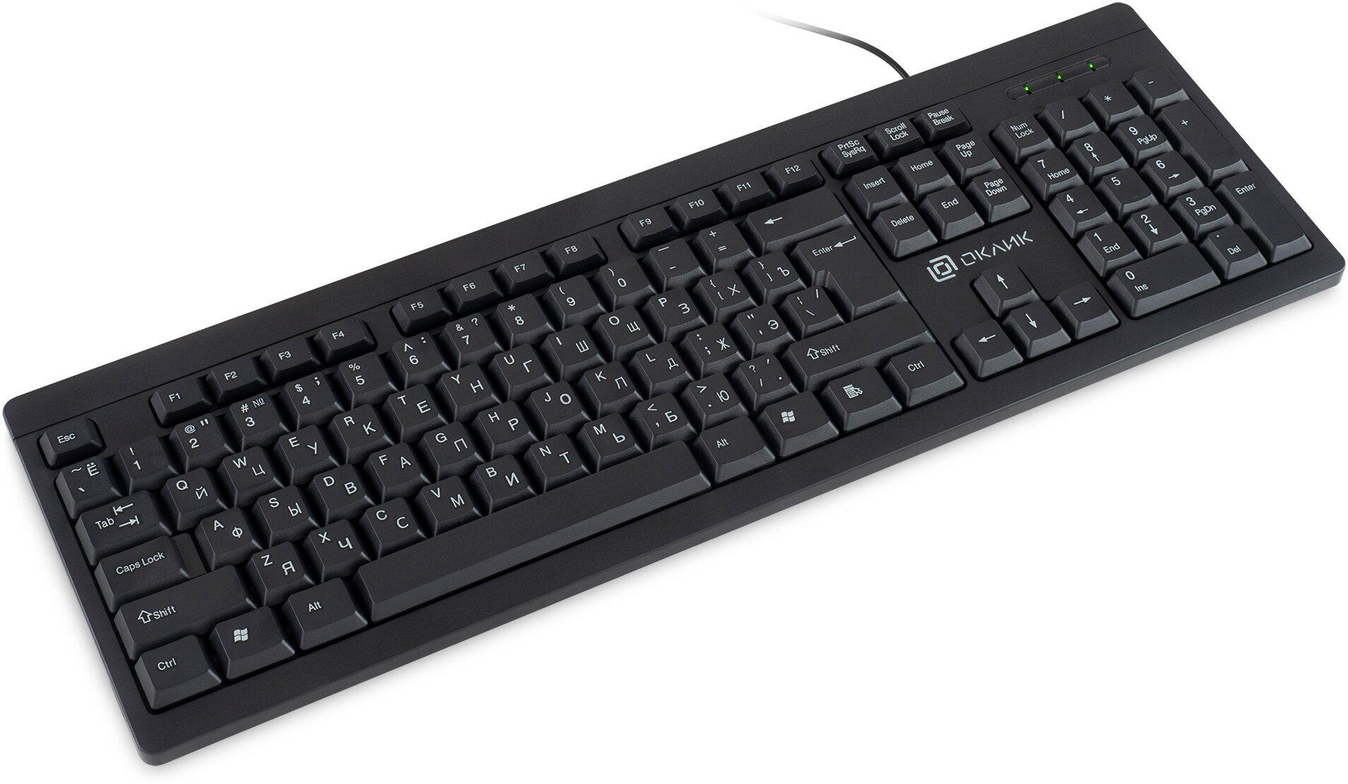 Клавиатура Оклик 95M черный USB (1788106)