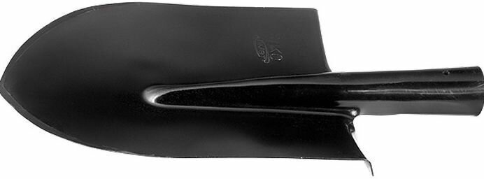 Лопата штыковая россия 61410 205х275 мм, без черенка, черный