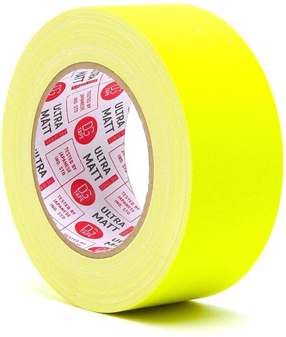 DGTAPE @ultraMATT yellow fluorescent гаффа тейп 50мм/25м