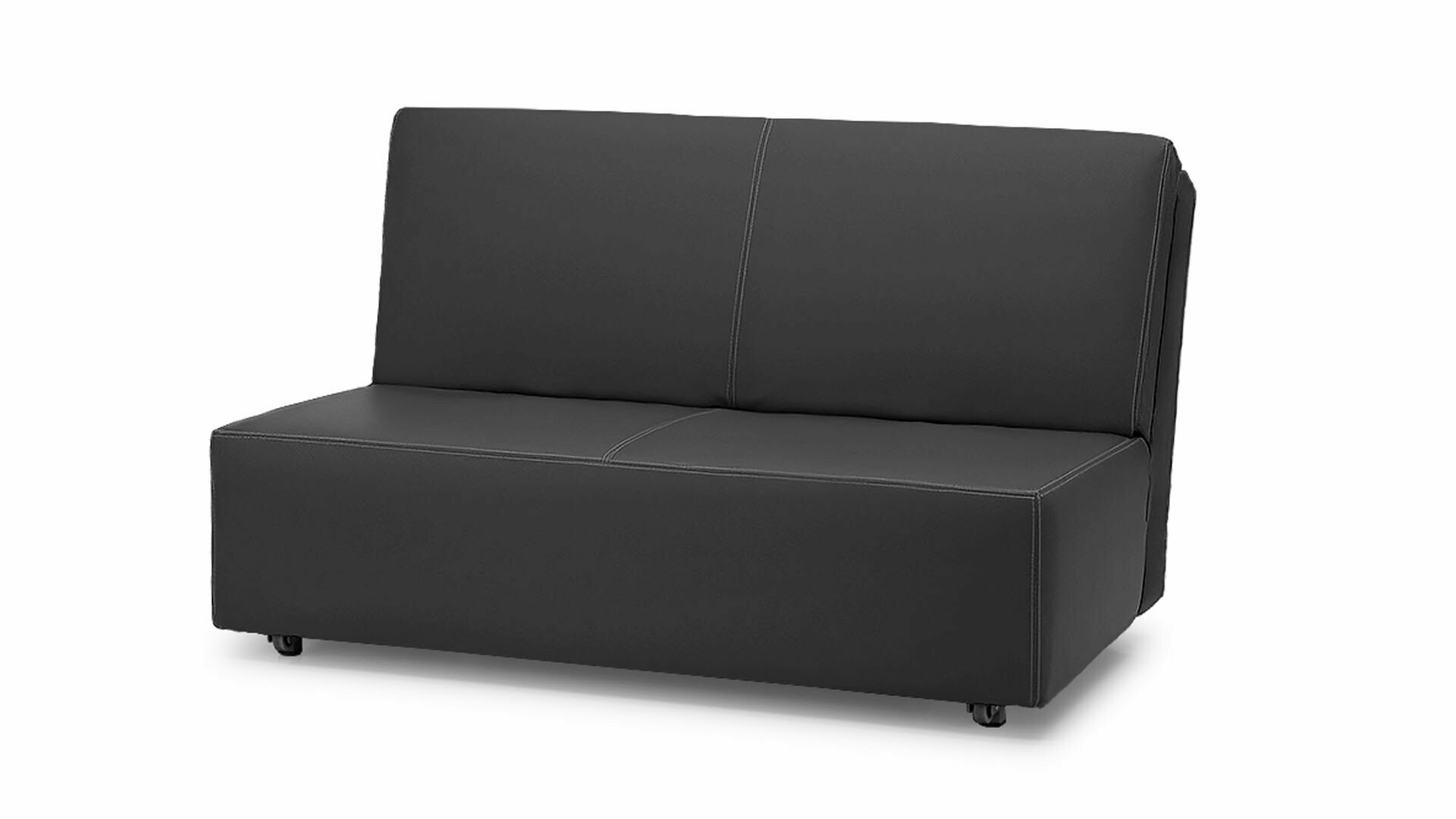 Диван Лорт Galaxy Black NEW 142x100x86 см, черный , аккордеон GOODFORM