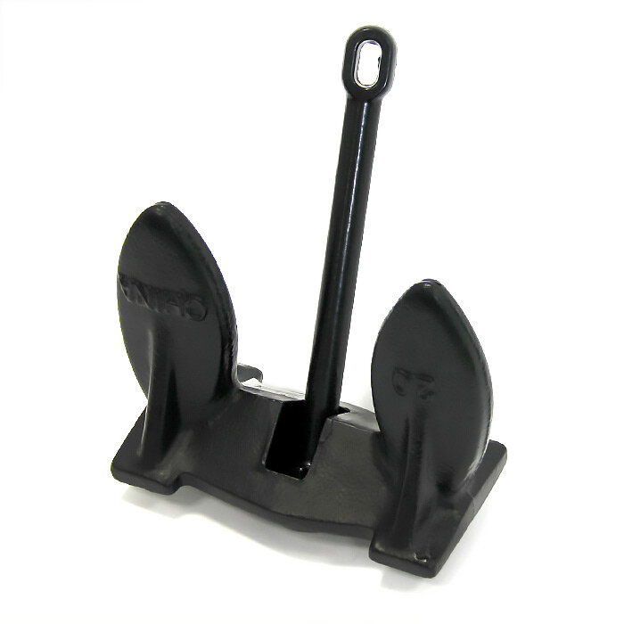 Якорь Холла в ПВХ оболочке 6,8 кг чёрный