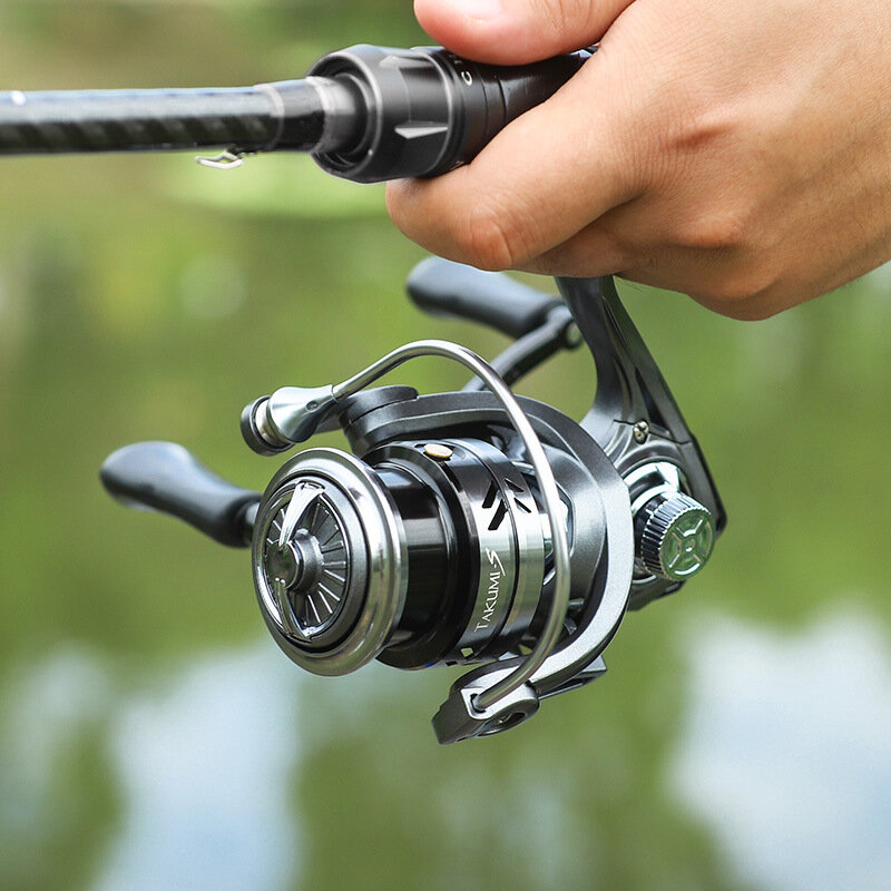 Металлическая приманка Feilu, спиннинговая катушка с двойным захватом, мелкая леска, рыболовная катушка, маленькая гольфовая микро-катушка, катушка для лески