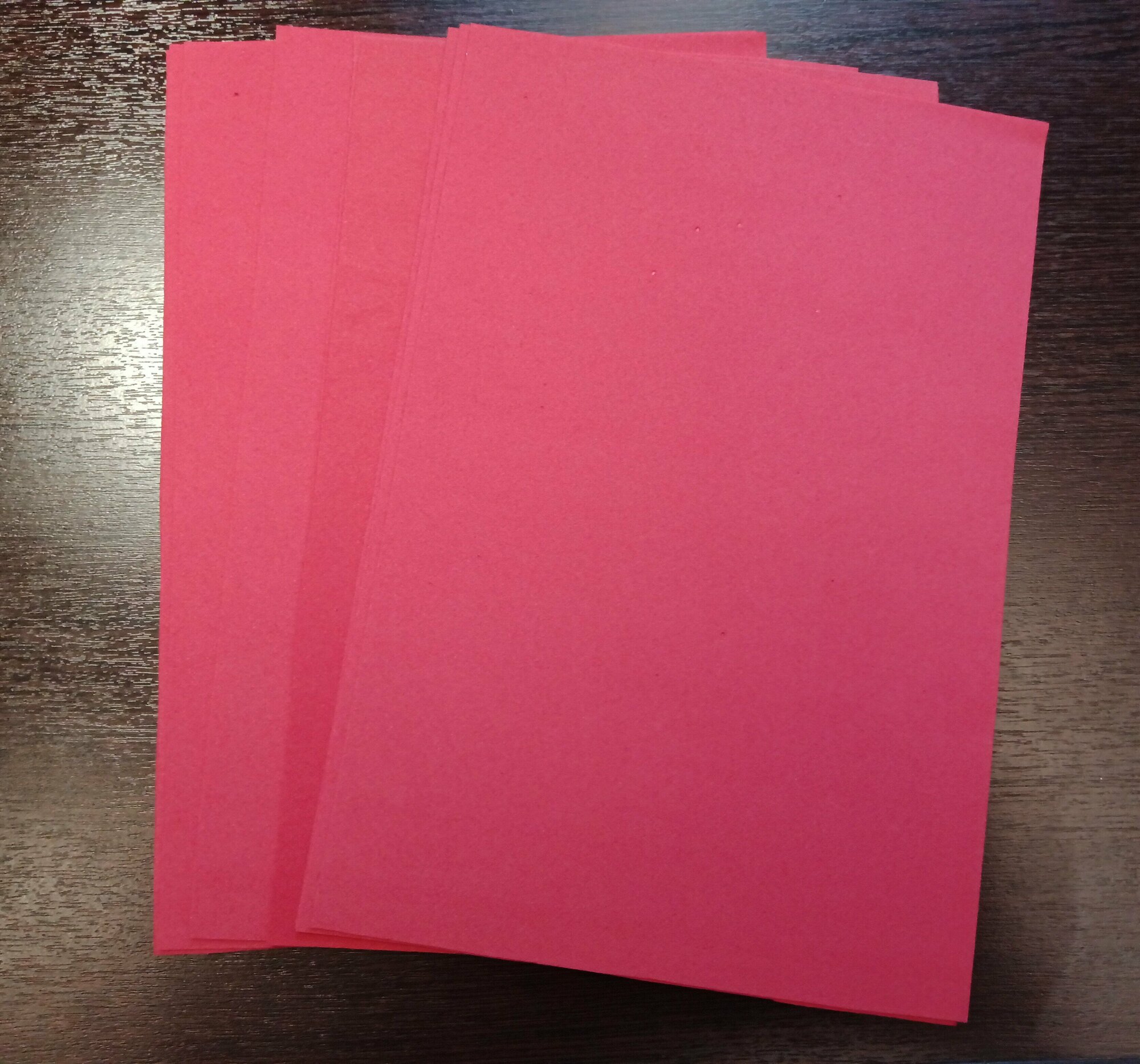 Фоамиран матовый 20х30, 1 мм, 10 листов, красный