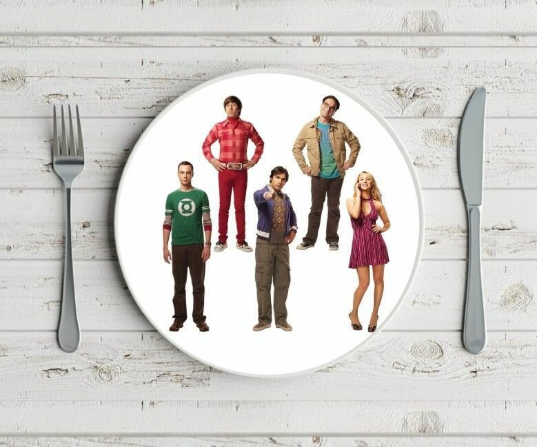 Тарелка Теория большого взрыва, The Big Bang Theory №2