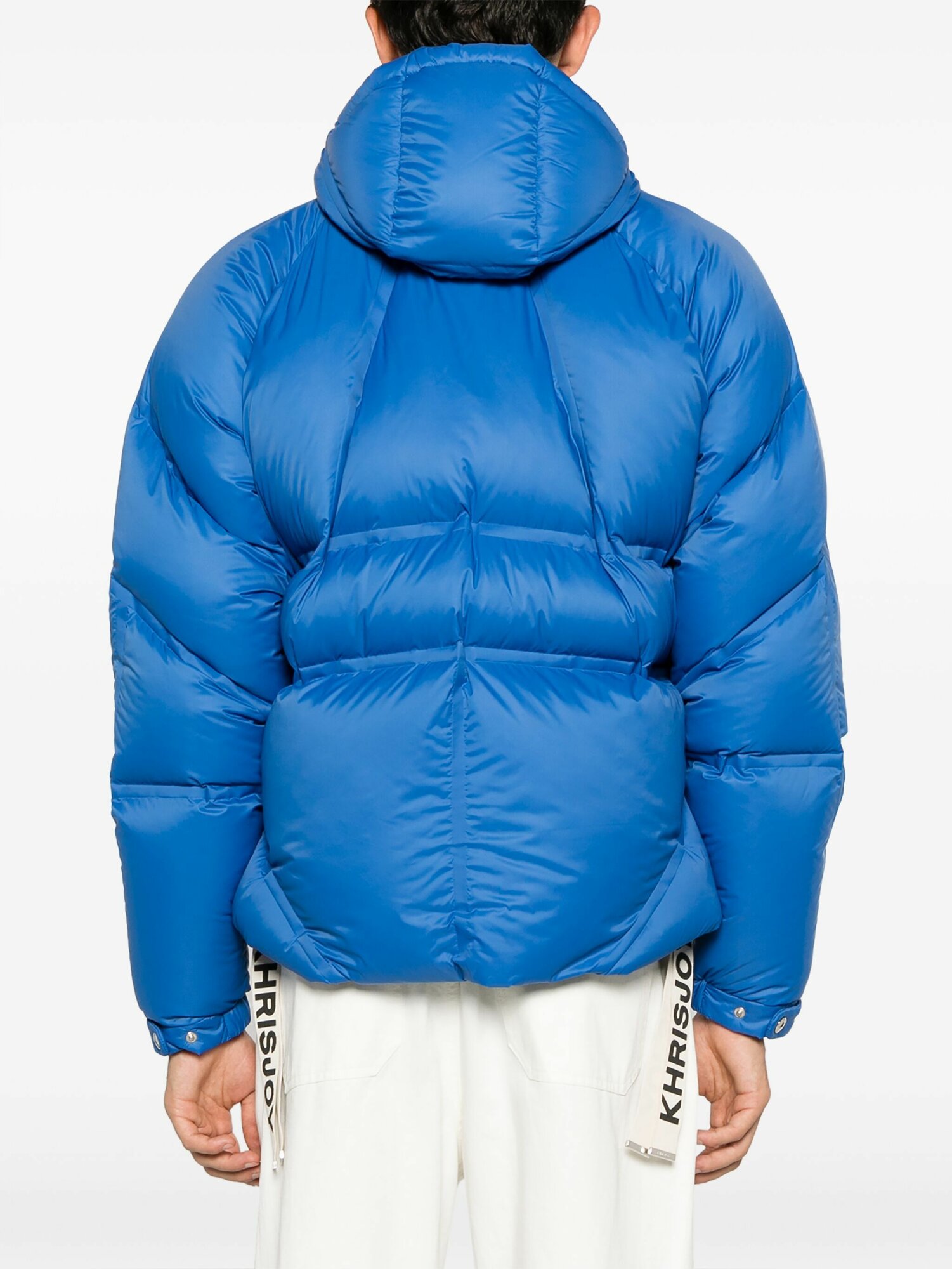 Куртка KHRISJOY Quilted hooded jacket, размер 42, blue — фото 1