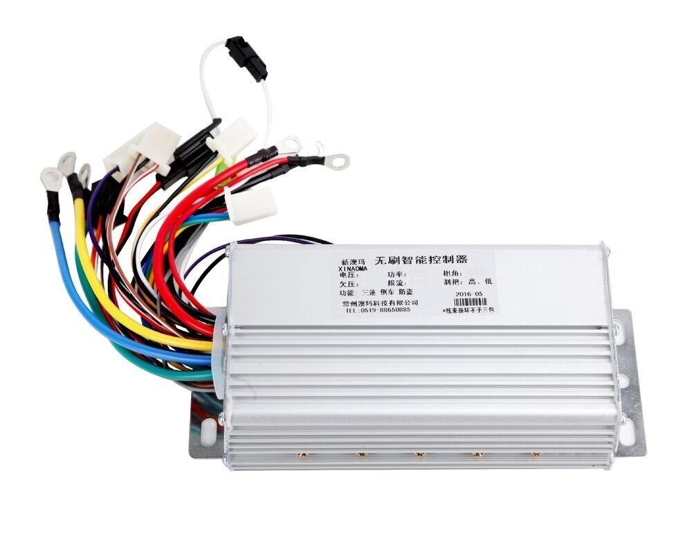 Контроллер BLDC 36/48В 28А, 12 fet, мод. Грин