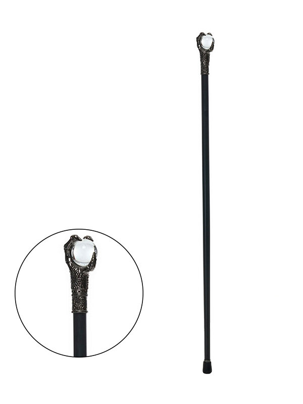 Трость "Рука" (Цв: Черный-Серебряный )