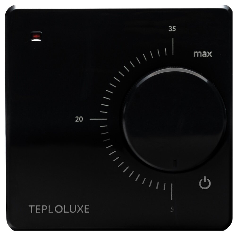 Терморегулятор механический Теплолюкс LC 001 черный