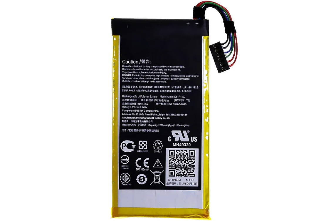 Аккумуляторная батарея MyPads 2100mAh C11P1316 на планшет Asus Padfone Mini 7