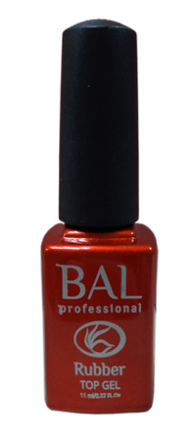 Bal Professional Rubber Top Gel Верхнее покрытие каучуковое с липким слоем для гель-лака 11 мл.