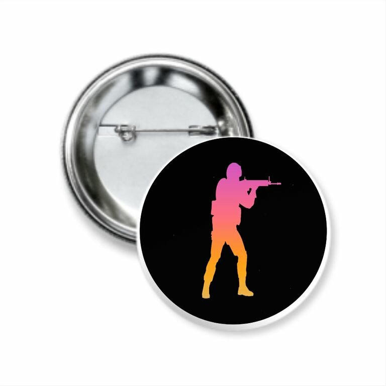 Значок "Counter-Strike, CS GO, Контр Страйк" №15