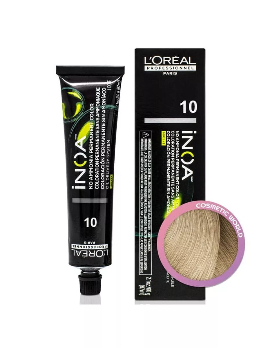 Loreal INOA 10 - Краска Иноа 60 мл — фото 1