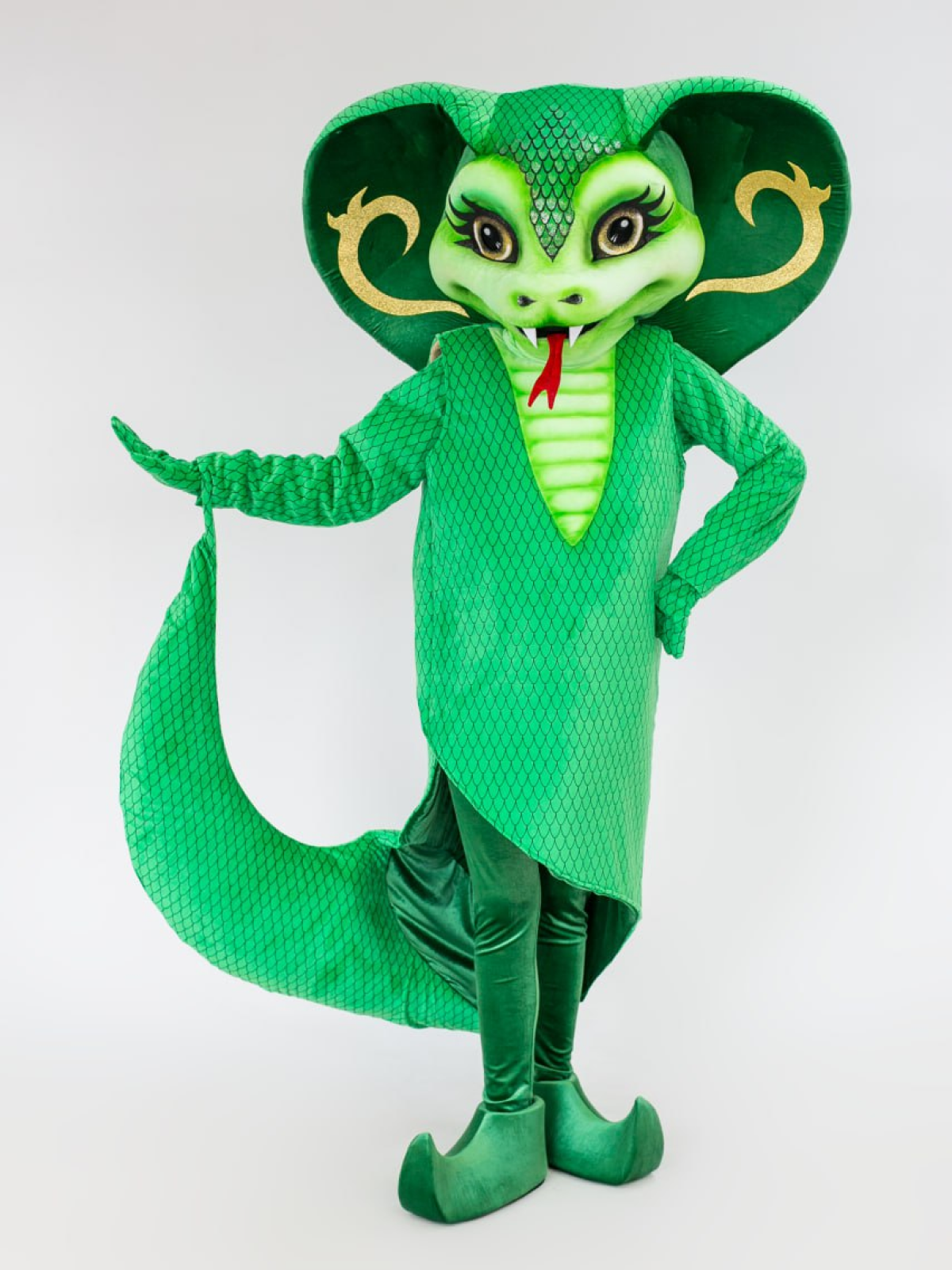 Ростовая кукла Змея Индира р. 44-50; Карнавальный костюм, Ростовой костюм для аниматора