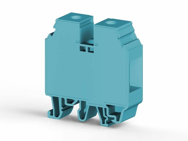 Клеммник на DIN-рейку 35кв. мм син. AVK35 RD Klemsan 304251